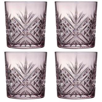 Luminarc Salzburg Rose Bo&icirc;te de 4 verres hauts en verre 30 cl Sodo Ne passe pas au micro-ondes