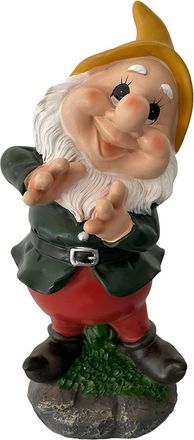 Decorspace Schneewittchen und die sieben Zwerge aus Polyresin Garten Zwerge für Blumenbeet H 44 cm (Gongolo)