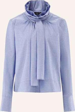 van Laack Van Laack Bluse Vl-Bietas-Sv Mit Abnehmbarer Schluppe blau