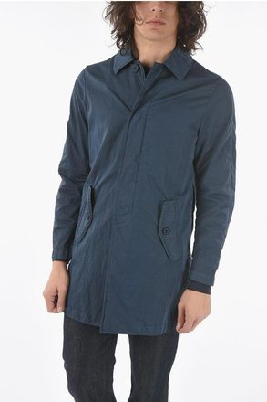 Corneliani CC COLLECTION O.WEAR hidden closure balmacaan coat size 50