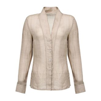 VSP Vsp, Femme, Blouses et Chemises, Beige, Taille: 40 FR Iva Shirt