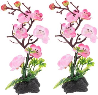 Garneck 2st&uuml;cke Kunstblume f&uuml;r Dekoration Vielseitig Verwendbare Kunstblume als Tablettdekoration f&uuml;r Kaltes Sashimi oder Speisen Verarbeitung und Durchdachte