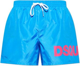 Dsquared2 Homme, Maillots de bain, Bleu, Taille: S Logo Swim Shorts