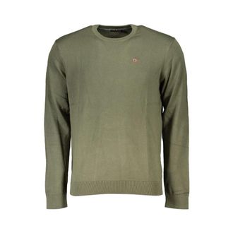 Napapijri Baumwollpullover - - Knitwear - Herren - Gr&uuml;n - S