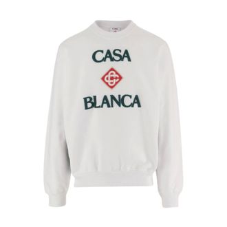 Casablanca Herren, Strickwaren, Wei&szlig;, LGr&ouml;&szlig;e