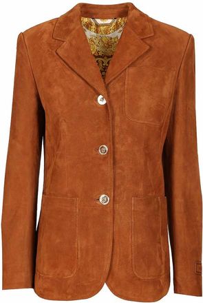 Versace Lederjacke - Braun