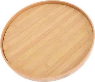 BESPORTBLE Holz Bilderrahmen Rund 35cm Fotohalter und Dekorativer Rahmen f&uuml;r Wohnzimmer und B&uuml;ro