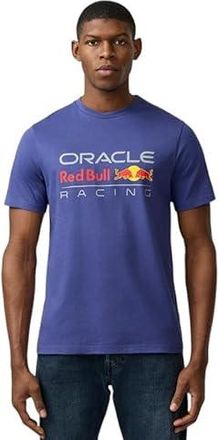 Castore Red Bull Racing F1 T-Shirt avec Logo sur Le Devant (FR/ES, Alpha/Lettres, XS, Taille Normale, Taille Normale, Bleu Nuit)