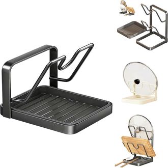 Generic Topfdeckel Organizer Topfdeckelhalter Aufbewahrungsregal f&uuml;r K&uuml;chen-Topfdeckel, Deckelhalter K&uuml;che, Stabile Leicht zu Reinigen, Platzsparend in der K&uuml;