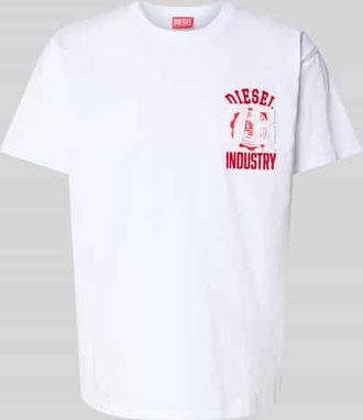 Diesel Regular Fit T-Shirt aus reiner Baumwolle