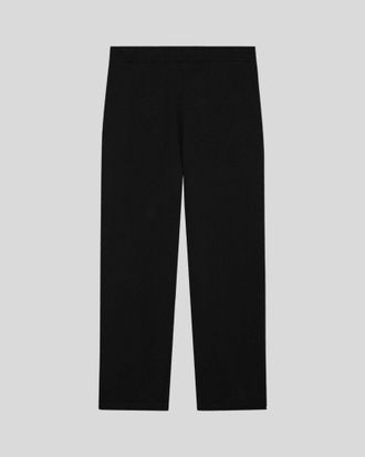 Lyle & Scott Gerade geschnittene Jogginghose aus Baumwoll-Merinowolle-Strick