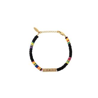 Allthemust Bracelet Disc de Vinyl Fin Tube Plaqu&eacute; Or Allthemust