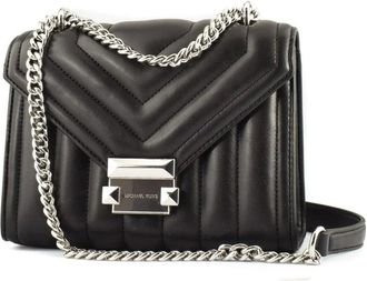 Michael Kors Femme, Sacs, Noir, Taille: ONE Size Whitney Medium Quilted Shoulder Bag