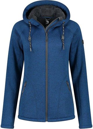 Kjelvik Strickfleecejacke Layla Fleece Jacke mit Kapuze Kuschelig Warm, leicht und atmungsaktiv