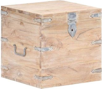 vidaXL Coffre 40x40x40 cm Bois dacacia solide Vidaxl