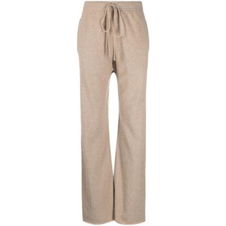 Maison Margiela Beige Strickhose mit elastischem Bund - - Trousers - Damen - Beige - S