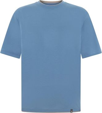 Boggi Milano Homme, Tops, Bleu, Taille: XL Pima Cotton T-Shirt