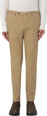 Pantaloni Torino Schwarze Slim Fit Chinos - - Trousers - Herren - Beige - 2XL
