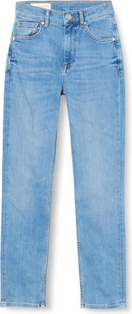 GANT Gant Damen Cropped Slim Jeans, Semi Light Blue Broken in, 26W