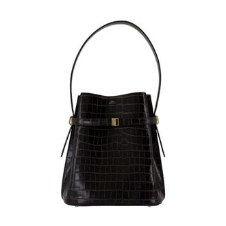 Toteme Belted Bucket Bag - - Bags - Damen - Braun - ONE SIZE