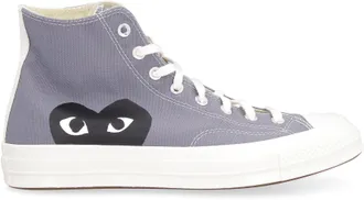 Comme Des Gar&ccedil;ons Mens Chuck 70 High-Top Sneakers Grey Upper: Cotton; Sole: Rubber Trainers