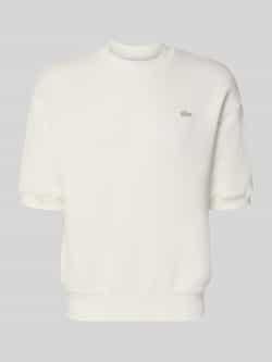 Lacoste Relaxed Fit Sweatshirt aus reiner Baumwolle