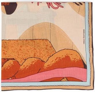 Inou&iuml; Editions Foulard Jardin en coton