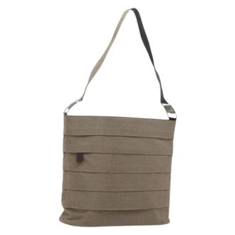 Ferragamo Pre-owned Canvas Schultertasche - - Pre-owned - Damen - Beige - ONE SIZE