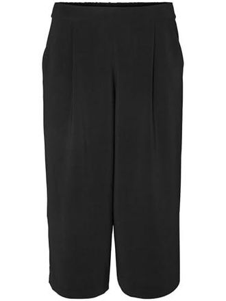 Vero Moda Vmcoco Culotte WVN Noos Pantalons, Noir, M Femme