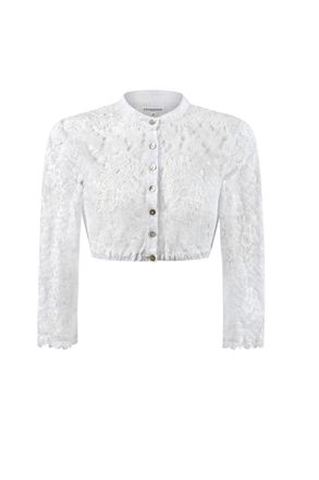 Stockerpoint Damen Candy Dirndlbluse, Weiss, 38