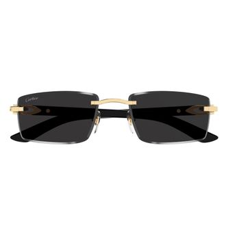Cartier D&eacute;cor C Sonnenbrille - - Accessories - Damen - Schwarzk - ONE SIZE