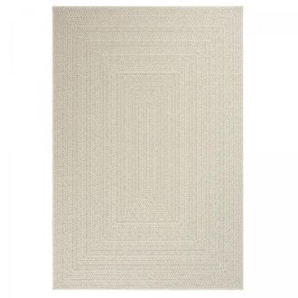 Un amour de tapis Tapis extérieur intérieur 160x230 crème LYN13 REZY aspect jute ton sur ton