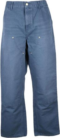 Carhartt Work in Progress Homme, Pantalons, Bleu, Taille: W33 Double Knee Pant