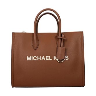 Michael Kors Femme, Sacs, Brun, Taille: ONE Size Sac &agrave; Main en Cuir Premium au Design &Eacute;pur&eacute;
