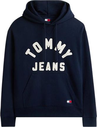 Tommy Jeans Arch Logo Hoodie - - Sweatshirts & Hoodies - Herren - Blau - M