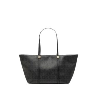 Fendi Sac cabas Pre-owned en toile enduite - Femme - Pre-owned - Noir - Taille: ONE Size