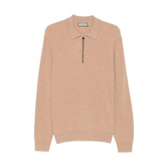 Canali Homme, Pulls, Beige, Taille: XL Tricot col rond
