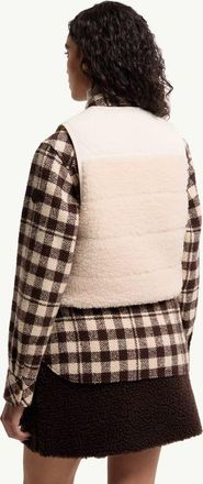 Moncler Quilted Down Vest - Ecru