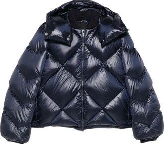 Add doudoune à capuche - Bleu