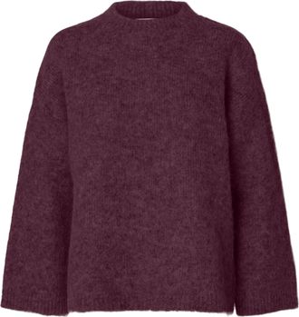 Selected Damen Slfgabriella Ls Knit New O-Neck Noos, Fig, M EU