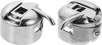 IFUNDOM 2st&uuml;cke Edelstahl Spulenkapseln F&uuml;r N&auml;hmaschinen Frontlader Zubeh&ouml;r Kompatibel F&uuml;r Heim Und Industriegebrauch