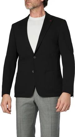 Roy Robson Herren Sakko schwarz Slim Fit