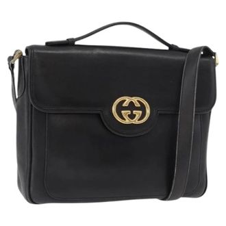 Gucci Pre-owned Vintage Schultertasche - - Pre-owned - Damen - Schwarzk - ONE SIZE