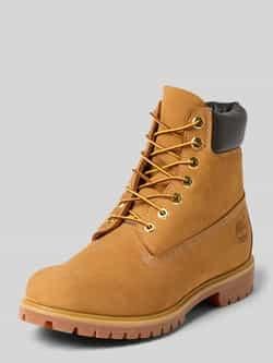 Timberland Schn&uuml;rboots aus echtem Leder