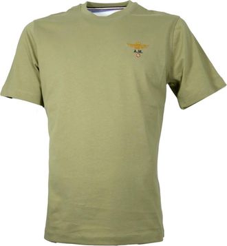 Aeronautica Ts1580Uj00372 T-Shirt - - Tops - Herren - Gr&uuml;n - S