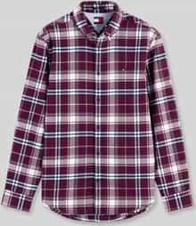 Tommy Jeans Regular Fit Freizeithemd mit Karomuster