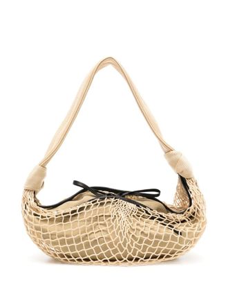 Christophe Lemaire sac Fortune Croissant Filt - Tons neutres