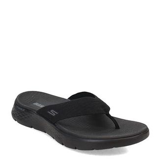 Skechers Femme on-The Go Walk Flex Sandal-Splendor Tongues, Black Textile, 41 EU