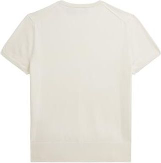 Polo Ralph Lauren Pull manches courtes en coton m&eacute;lang&eacute;