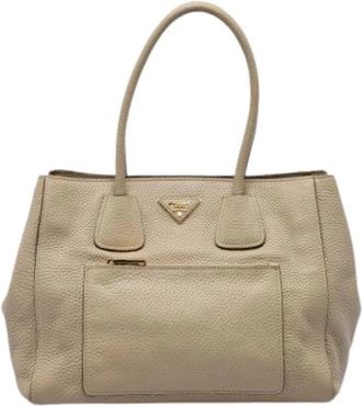 Prada Pre-owned Vintage Satchel - - Pre-owned - Damen - Beige - ONE SIZE